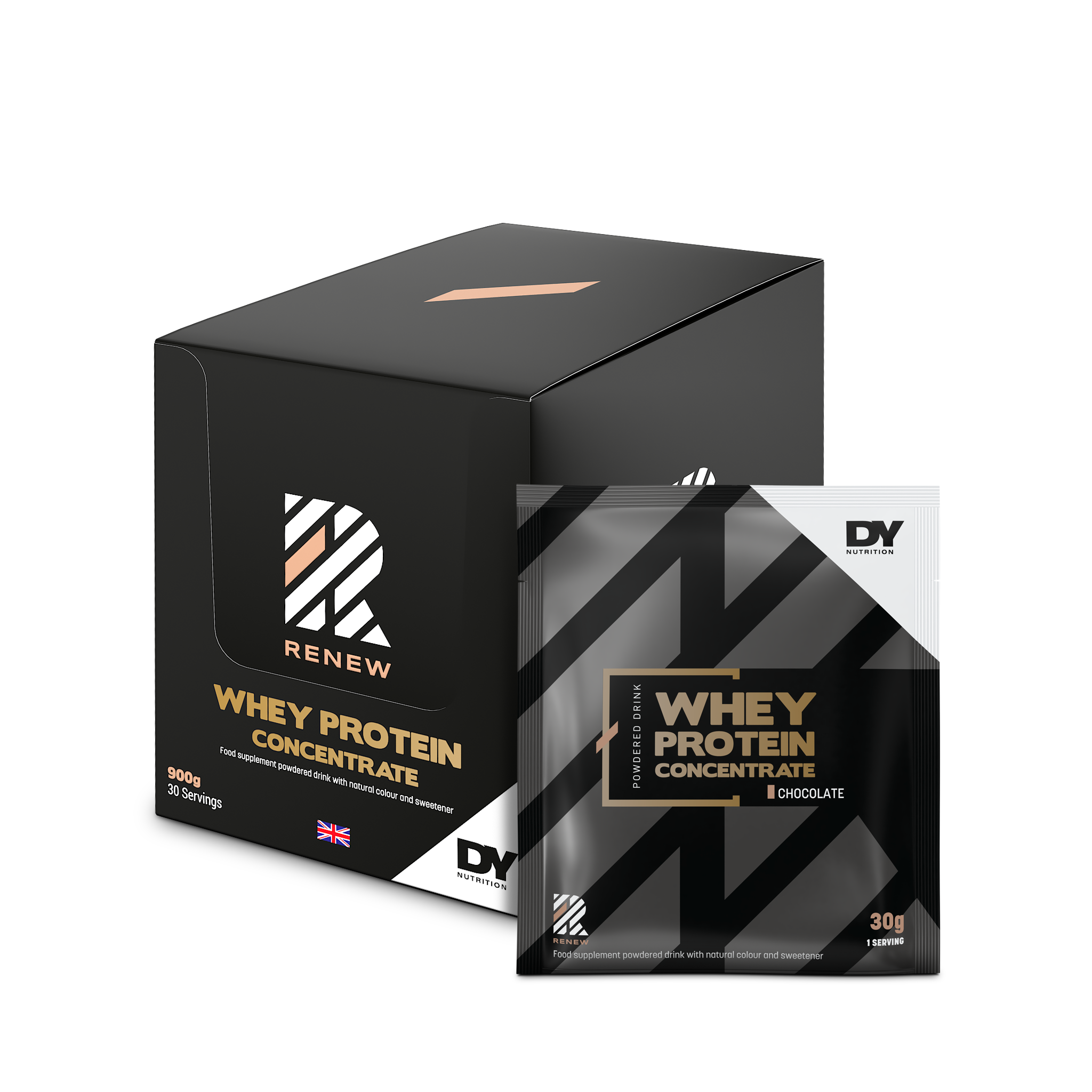 Renew Whey Protein концентрат 900g кутия - 30 порции – DY Nutrition ...